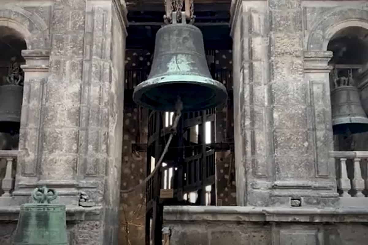 Volverán a sonar campanas de la Catedral Metropolitana Volverán a sonar campanas de la Catedral Metropolitana