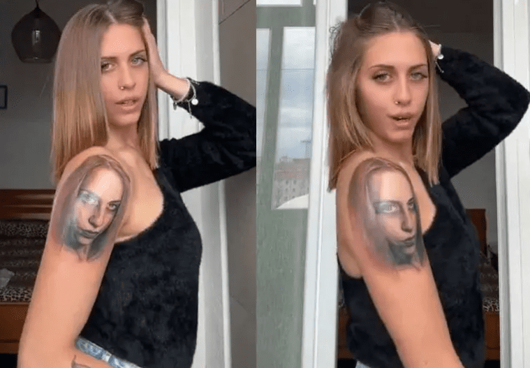 Mujer se tatúa su propia cara en un brazo | pacozea.com Mujer se tatúa su propia cara en un brazo | pacozea.com